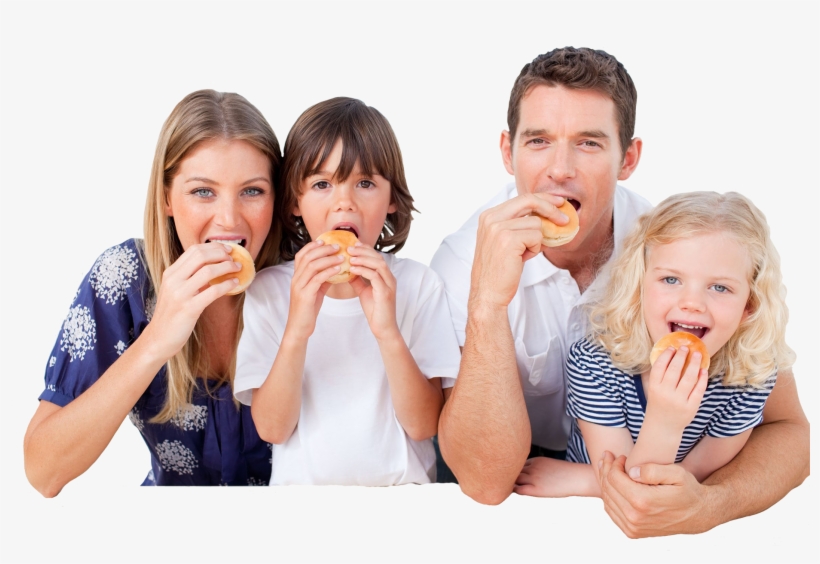 No Strange Taste - Family Eating Together Png - Free Transparent PNG ...
