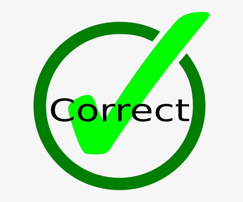 Correct Clipart - Free Transparent PNG Download - PNGkey