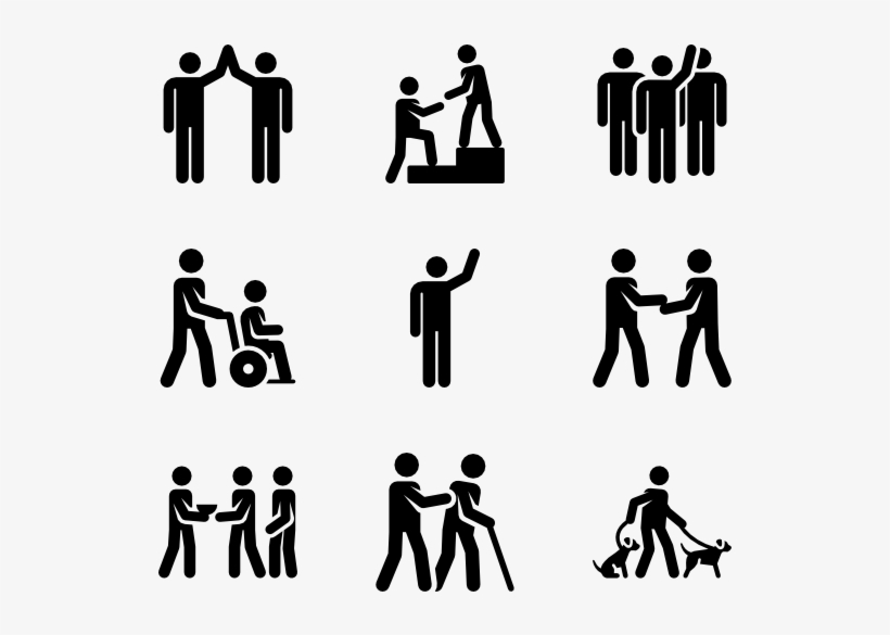 Volunteer 30 Icons - Volunteer Icon Vector - Free Transparent PNG ...