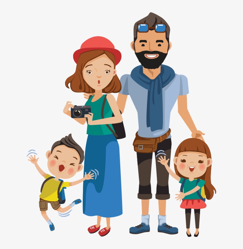 Airport Clipart Family Visit - Tourist Png - Free Transparent PNG ...