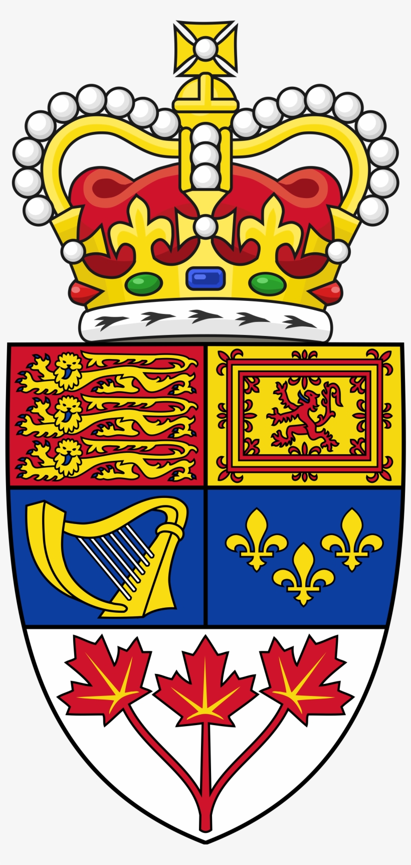 Open - Canadian Royal Shield - Free Transparent PNG Download - PNGkey
