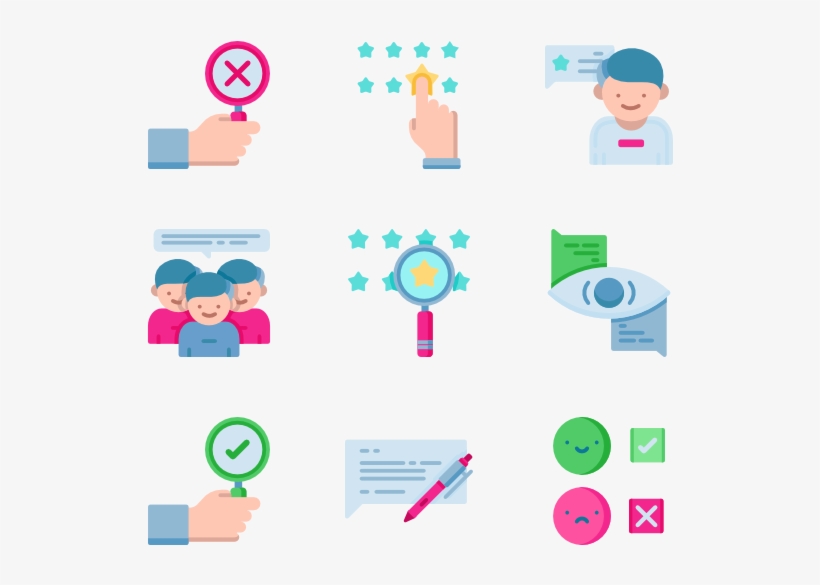 Customer Review 40 Icons - Free Transparent PNG Download - PNGkey