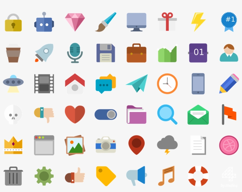 Icons-393805 - Icon Design Trends 2018 - Free Transparent PNG Download ...
