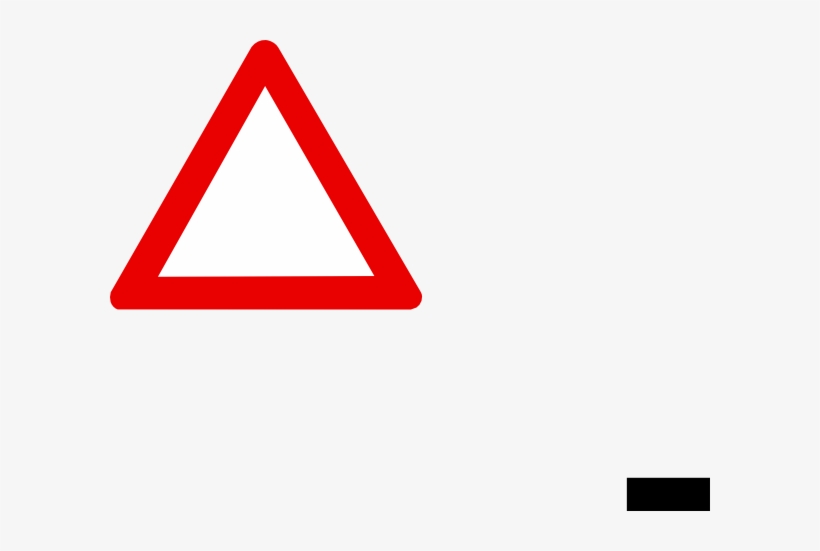 Blank Stop Sign Template Images Pictures - Warning Triangle Red Empty ...