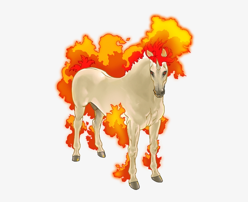 Rapidash - Horse - Free Transparent PNG Download - PNGkey