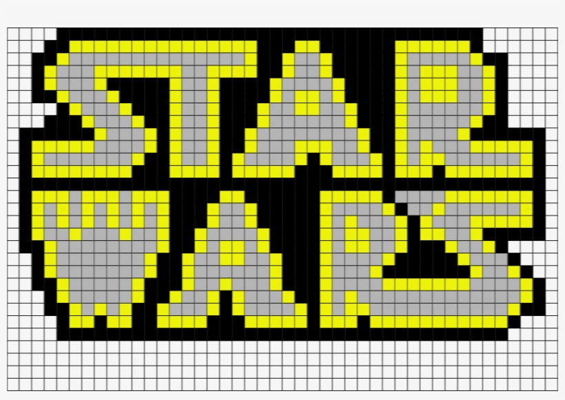 Star Wars Logo Cross Stitch - Free Transparent PNG Download - PNGkey