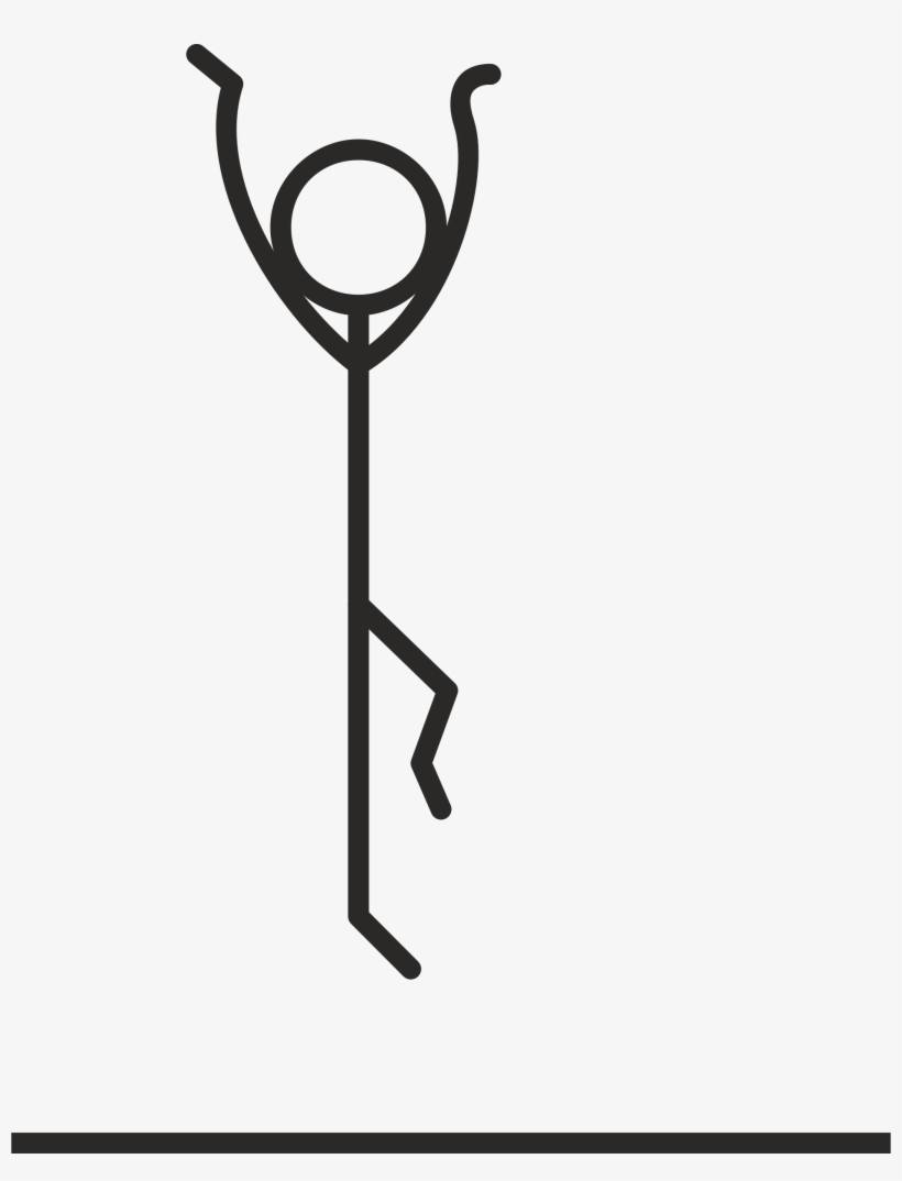 This Free Icons Png Design Of Stick Figure Jumping - Free Transparent ...
