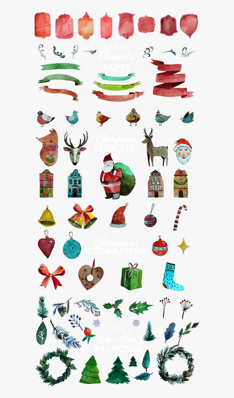 14 Ready Badges - Watercolor Painting - Free Transparent PNG Download ...