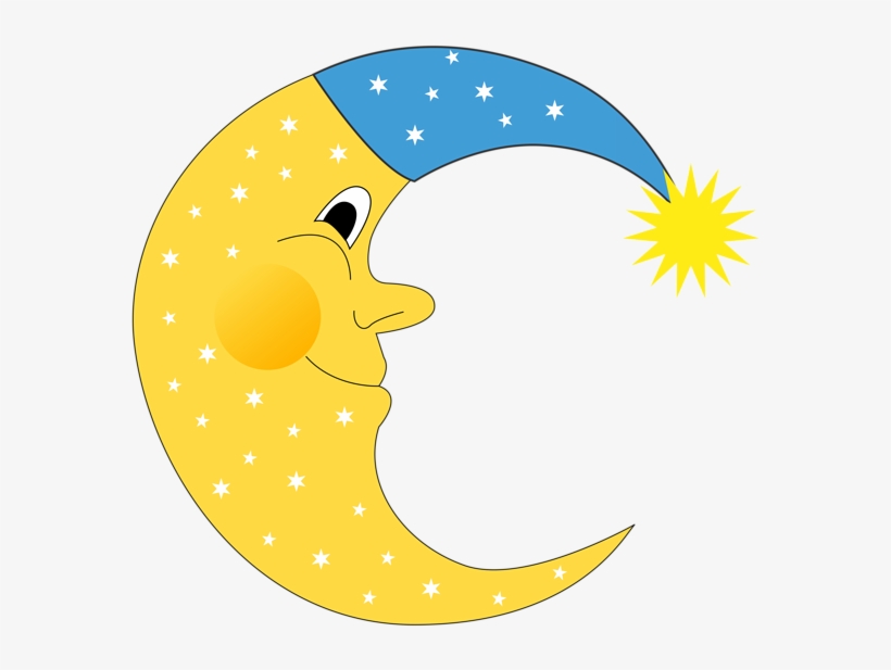 Transparent Cute Moon Png Clipart - Moon Clipart - Free Transparent PNG ...