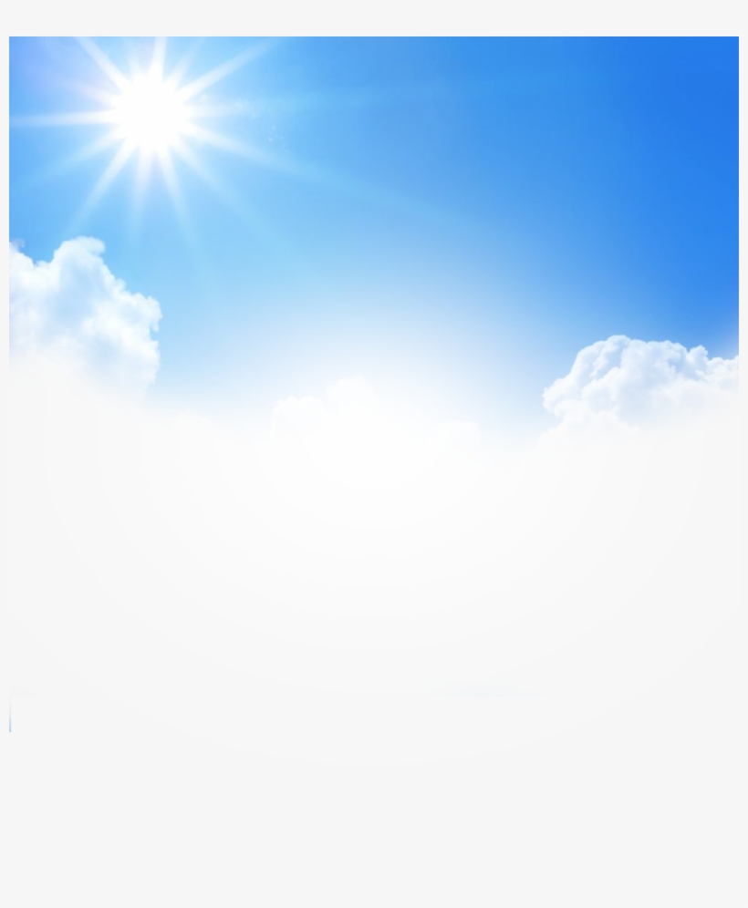 Blue Sky With Clouds Png Image Library Download - Sunlight - Free ...