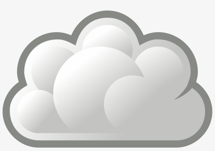 This Free Icons Png Design Of Stylized Basic Cloud - Free Transparent ...