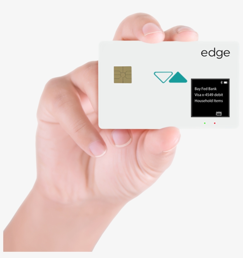 Edge Card Horizontal In Hand - Label - Free Transparent PNG Download ...
