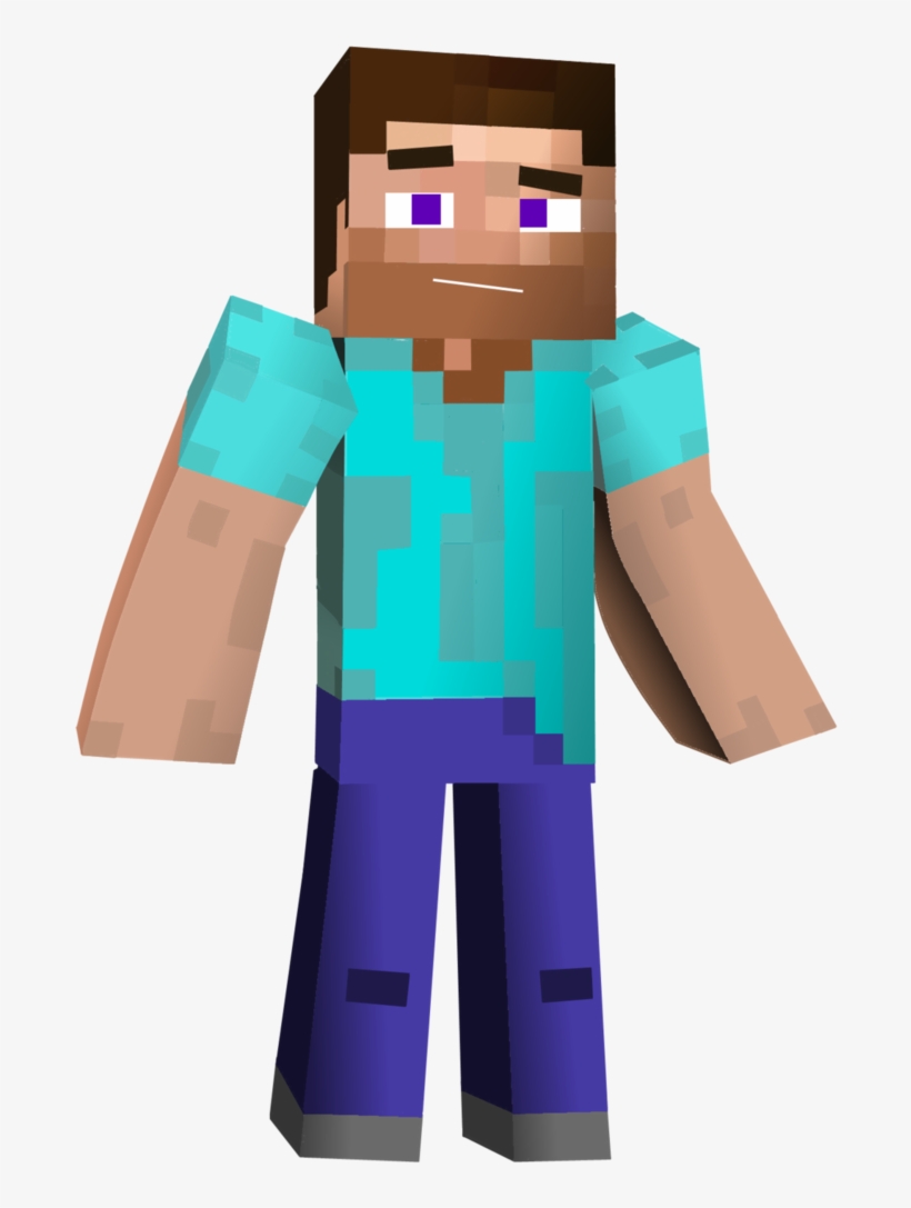 Minecraft Steve 3d Png - Free Transparent PNG Download - PNGkey