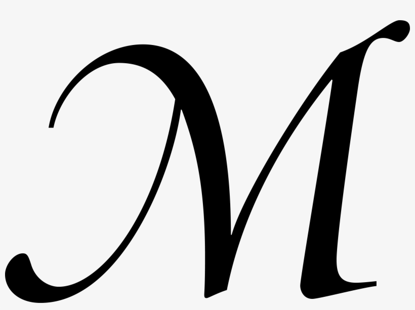 Fancy M Png - Letter M Font Style - Free Transparent PNG Download - PNGkey