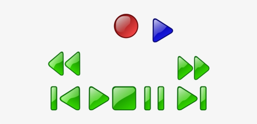 Free Vector Vcr Dvd Player Buttons Clip Art - Media Player Buttons ...