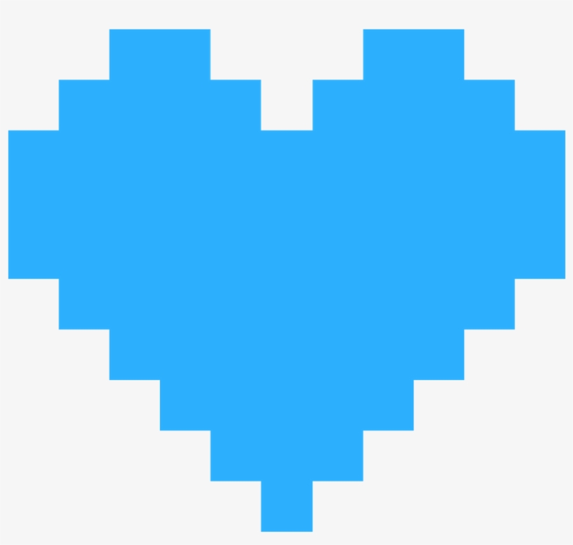 Pixel Heart Png Blue - Pixel Heart Png - Free Transparent PNG Download ...