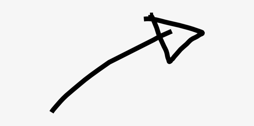 White Hand Drawn Arrow Png Banner Freeuse - Free Transparent PNG ...