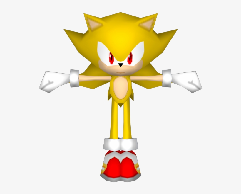 Colors Ds Super Sonic Model - Sonic Colors - Free Transparent PNG ...
