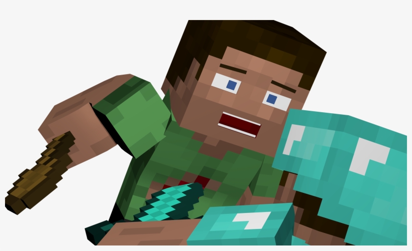 Minecraft Steve Render Wallpaper - Free Transparent PNG Download - PNGkey