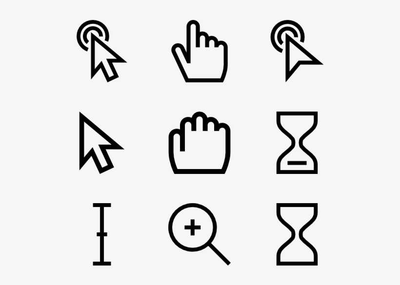 Cursor Collection - Mouse Icons - Free Transparent PNG Download - PNGkey