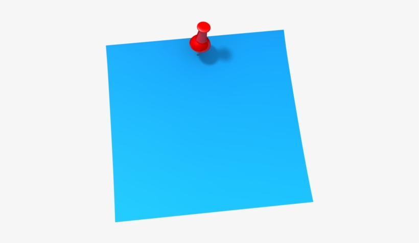 Sticky Notes - Blue Sticky Note - Free Transparent PNG Download - PNGkey