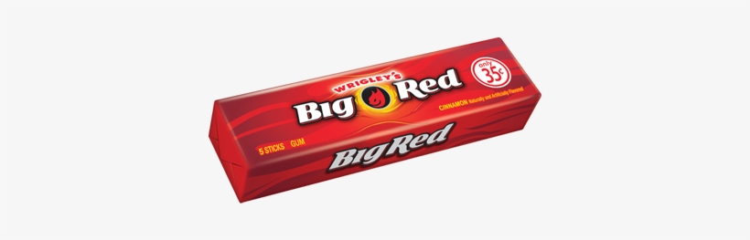 Wrigley's Chewing Gum Big Red Cinnamon Chewing Gum - Free Transparent ...