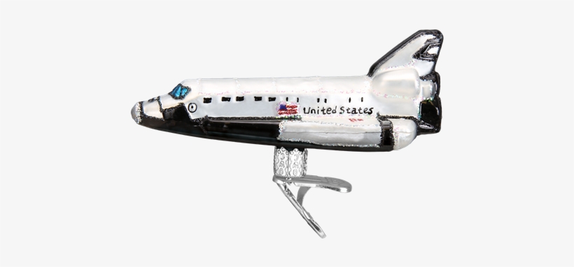 Old World Christmas Space Shuttle Clip-on Glass Tree - Free Transparent ...