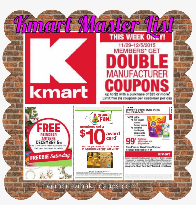 Image - Kmart Gift Card - Free Transparent PNG Download - PNGkey