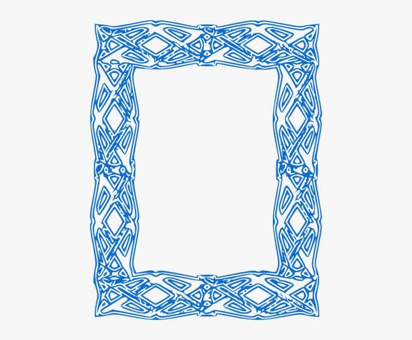 Winter Icy Frame Royalty Free Vector Clip Art Image - Light Blue Border ...