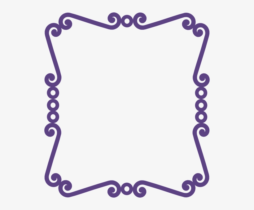 Svg Transparent Stock Purple Frame Clipart - Purple Vector Frame Png ...