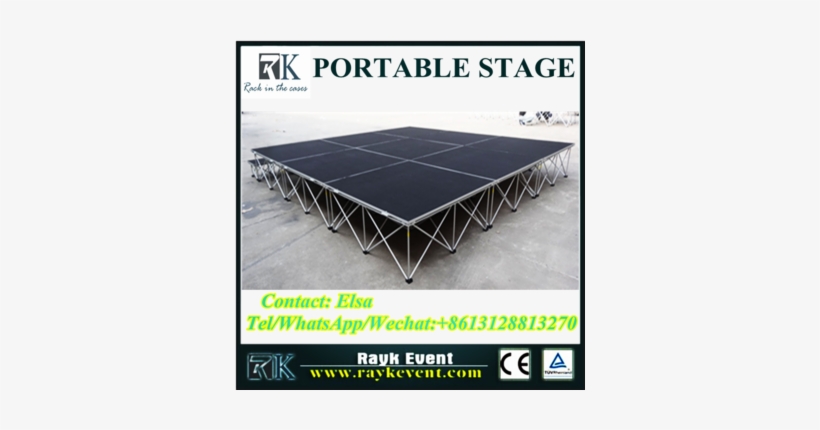 Carpet Finish Light Weight Portable Stage Event Stage - Table - Free ...