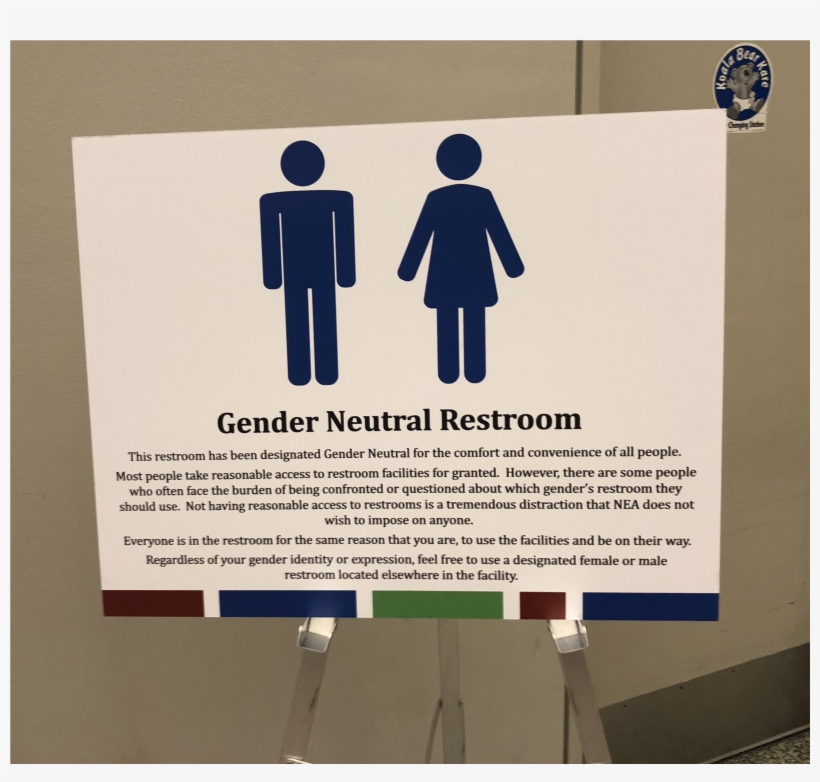 Items Like This Gender Neutral Bathroom Sign Served - Poster - Free ...