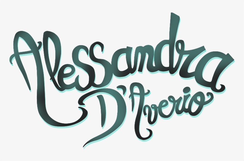 Alessandra D'averio - Calligraphy - Free Transparent PNG Download - PNGkey