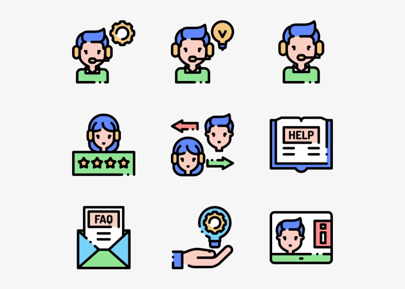 Customer Service - Smart Farm Icon - Free Transparent PNG Download - PNGkey