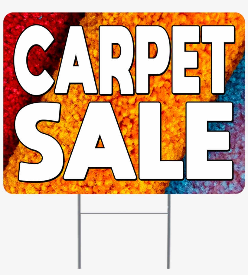 Carpet Sale Double Sided Yard Sign - Parallel - Free Transparent PNG ...