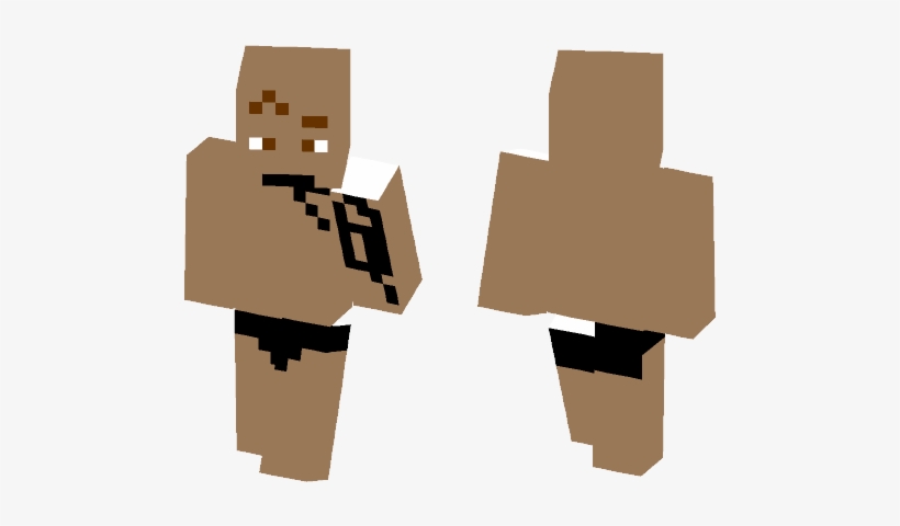 The Rock (wwe) - Minecraft Detroit Become Human Skin - Free Transparent ...