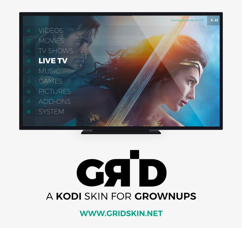 Image - Kodi Grid Skin - Free Transparent PNG Download - PNGkey