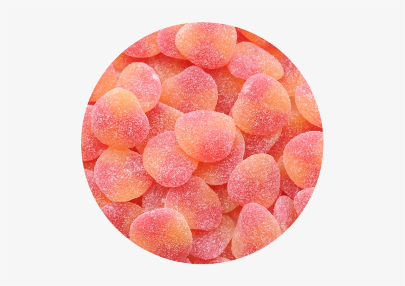 Haribo Peaches Gummi Candy - Haribo Peaches - Free Transparent PNG ...