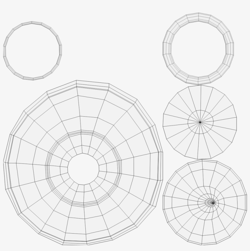 This Is The Model After Bake,using Just The Uv Baked - Circle - Free ...
