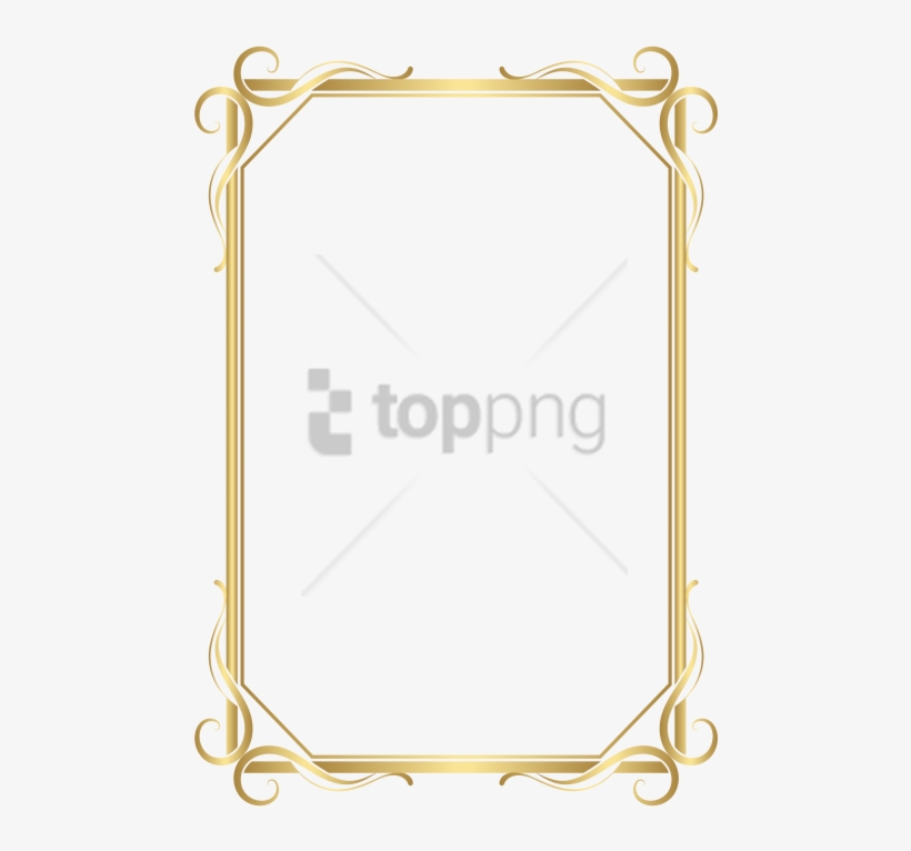 3d Gold Border Png Png Image With Transparent Background - Gold Frame ...
