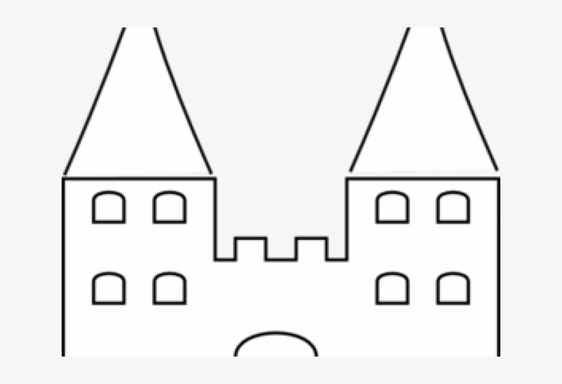 Castle Outline Cliparts - Free Transparent PNG Download - PNGkey