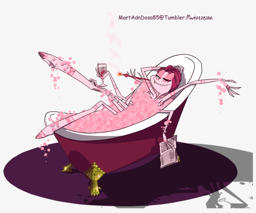 Angel's Bubble Bath🛀🛀🛀 - Hazbin Hotel Angel Dust - Free Transparent PNG ...