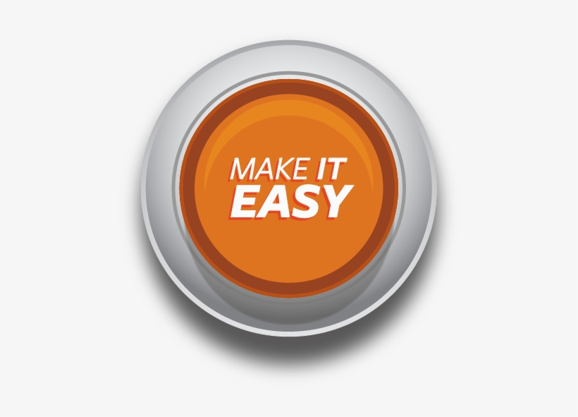 An It Easy Button - Circle - Free Transparent PNG Download - PNGkey