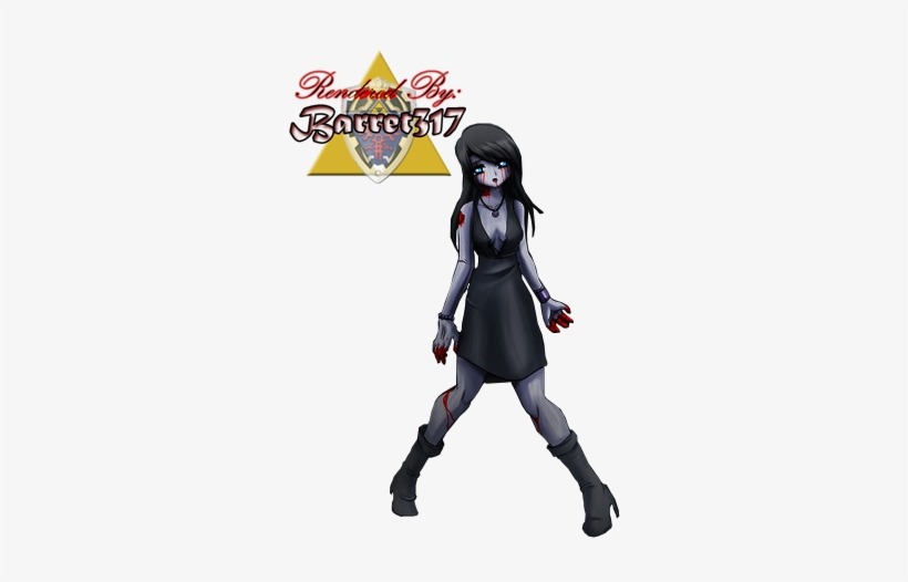 Sad Zombie Girl Render Photo By Tomtucker Photobucket - Cartoon - Free ...