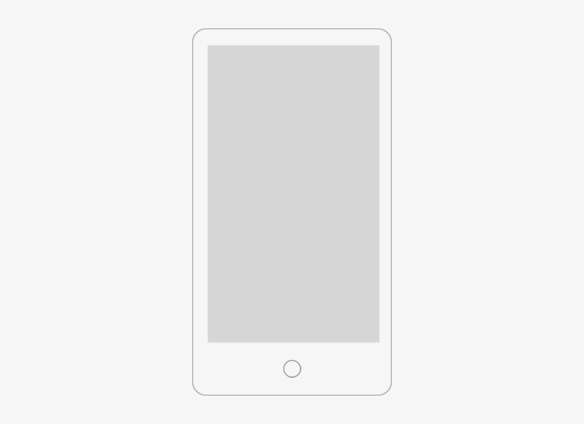 Phone Outline Dark - Monitor Template - Free Transparent PNG Download ...