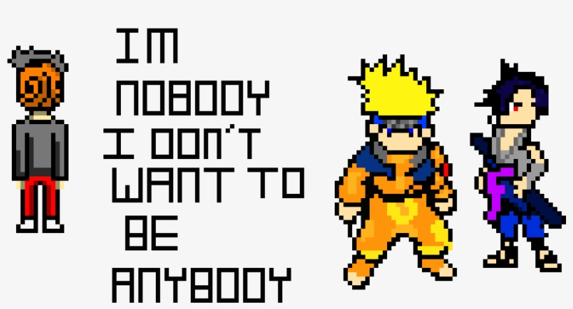 Naruto Pixel Art Obito Uchiha - Pixel Naruto - Free Transparent PNG ...