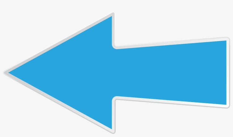 Blue Left Transparent Png Clip Art Image - Left Arrow Transparent ...