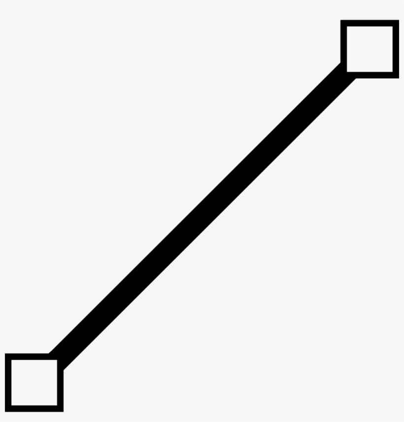 Vector Diagonal Line With Box Edges Svg Png Icon Free - Sewing Needle ...
