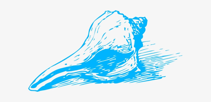 Blue Seashell Clipart Free