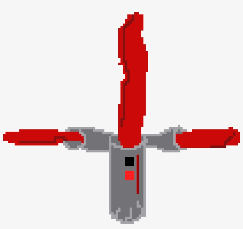 Kylo Ren's Lightsaber - Pixel Art Star Wars Lightsaber - Free ...